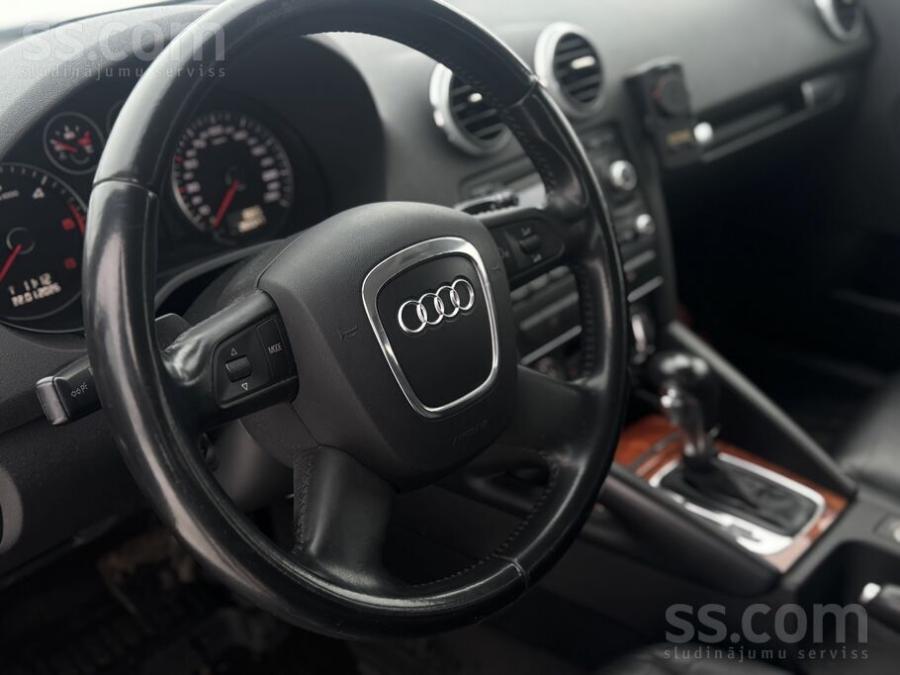 Grey Audi A3 2008 in Riga, with an engine capacity of 2.00 L and mileage of 266 thousand km for 4250 €, photo 21 on AUTOMOTO.COM.LV