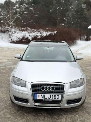 Grey Audi A3 2008 in Vilnius, with an engine capacity of 1.90 L and mileage of 288 thousand km for 3900 €, photo 3 on AUTOMOTO.COM.LV