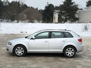 Grey Audi A3 2008 in Vilnius, with an engine capacity of 1.90 L and mileage of 288 thousand km for 3900 €, photo 8 on AUTOMOTO.COM.LV