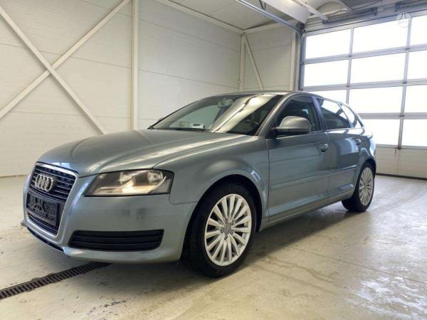 Grey Audi A3 2008 in Radviliskis, with an engine capacity of 1.97 L and mileage of 0 thousand km for 4450 €, photo 1 on AUTOMOTO.COM.LV