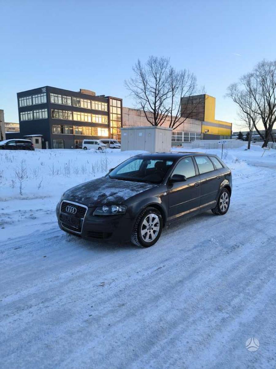 Pelēks Audi A3 2008 Kauņa, ar dzinēja tilpumu 1.90 L un nobraukumu 400 tūkst. km par 1800 €, foto 1 vietnē AUTOMOTO.COM.LV