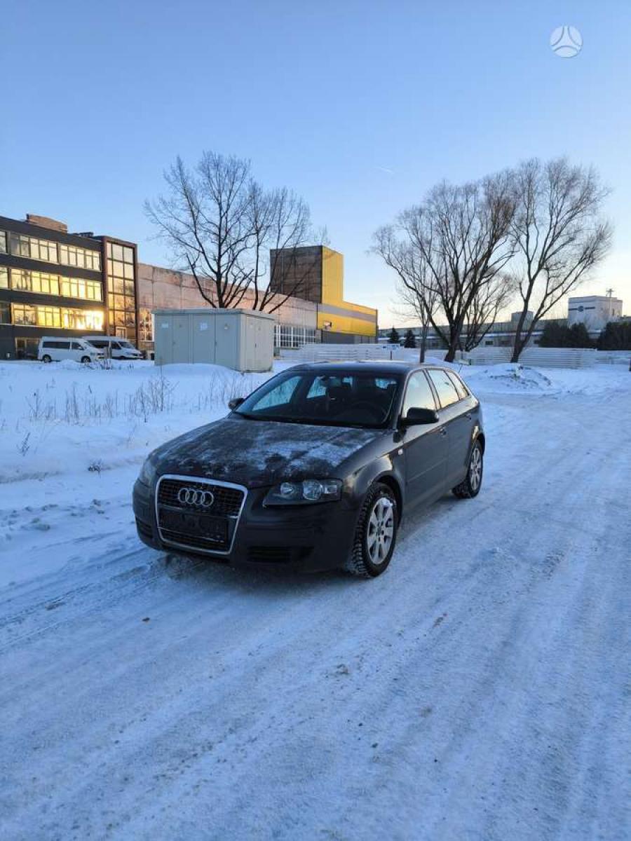 Pelēks Audi A3 2008 Kauņa, ar dzinēja tilpumu 1.90 L un nobraukumu 400 tūkst. km par 1800 €, foto 2 vietnē AUTOMOTO.COM.LV