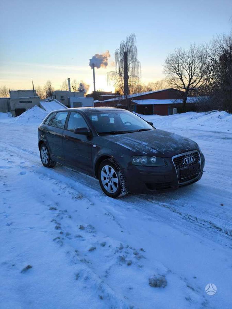 Pelēks Audi A3 2008 Kauņa, ar dzinēja tilpumu 1.90 L un nobraukumu 400 tūkst. km par 1800 €, foto 5 vietnē AUTOMOTO.COM.LV