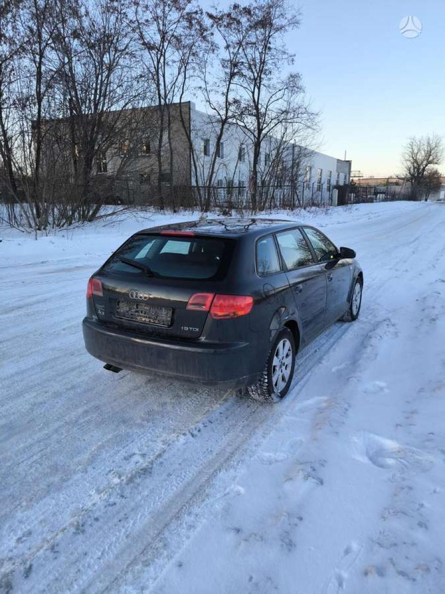 Pelēks Audi A3 2008 Kauņa, ar dzinēja tilpumu 1.90 L un nobraukumu 400 tūkst. km par 1800 €, foto 7 vietnē AUTOMOTO.COM.LV