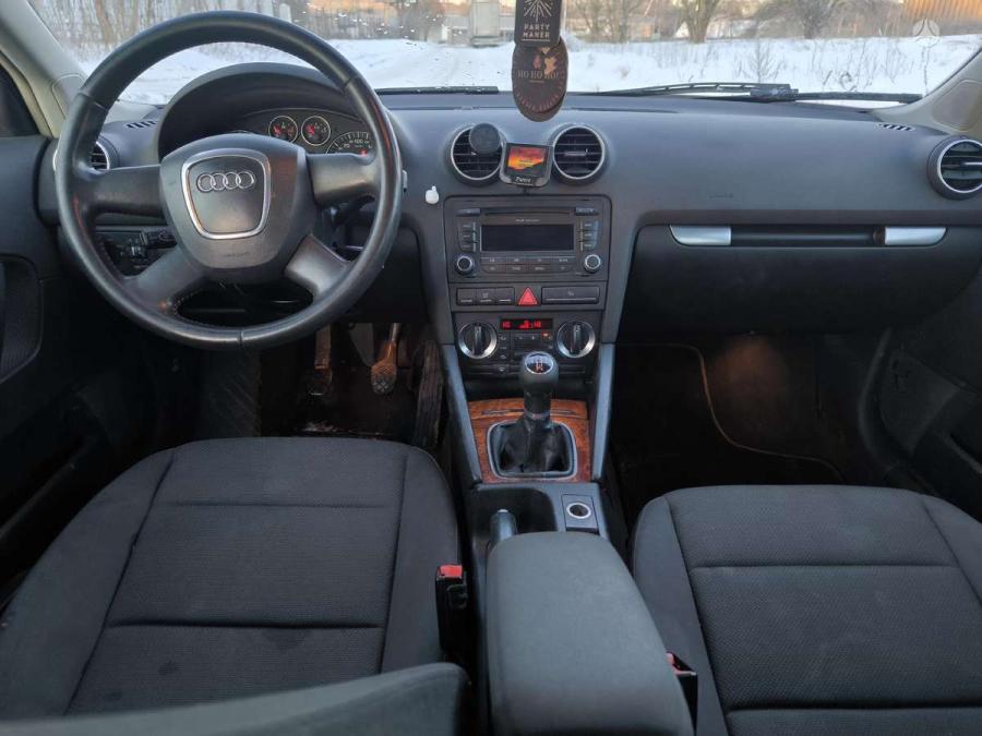 Pelēks Audi A3 2008 Kauņa, ar dzinēja tilpumu 1.90 L un nobraukumu 400 tūkst. km par 1800 €, foto 12 vietnē AUTOMOTO.COM.LV