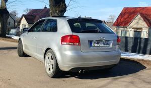 Pelēks Audi A3 2008 Viļņa, ar dzinēja tilpumu 2.00 L un nobraukumu 300 tūkst. km par 2300 €, foto 2 vietnē AUTOMOTO.COM.LV