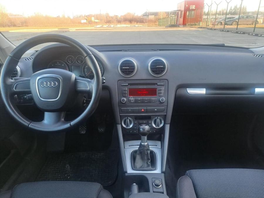 Pelēks Audi A3 2008 Telšiai, ar dzinēja tilpumu 1.90 L un nobraukumu 252 tūkst. km par 3650 €, foto 13 vietnē AUTOMOTO.COM.LV