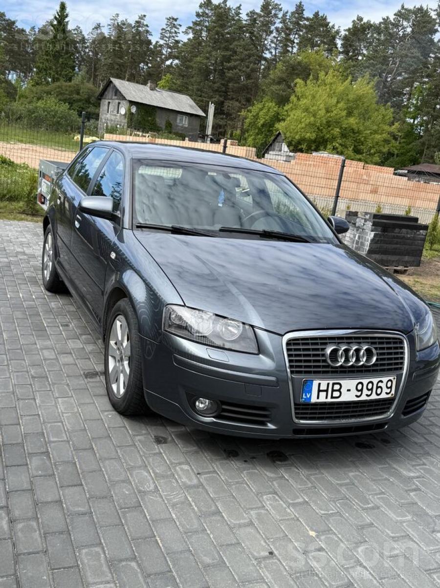 Grey Audi A3 2008 in Riga, with an engine capacity of 1.80 L and mileage of 120 thousand km for 5000 €, photo 1 on AUTOMOTO.COM.LV
