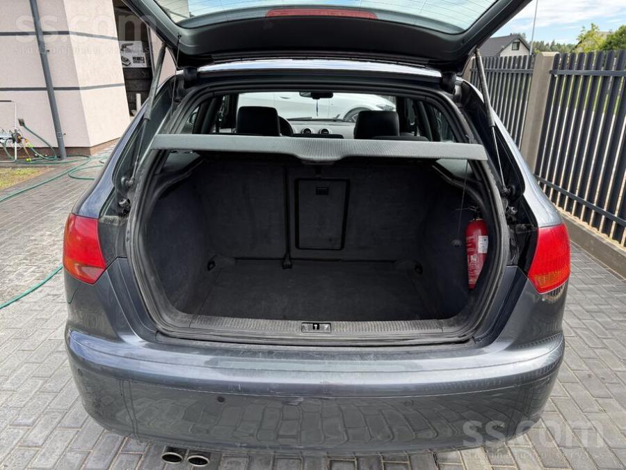 Grey Audi A3 2008 in Riga, with an engine capacity of 1.80 L and mileage of 120 thousand km for 5000 €, photo 6 on AUTOMOTO.COM.LV