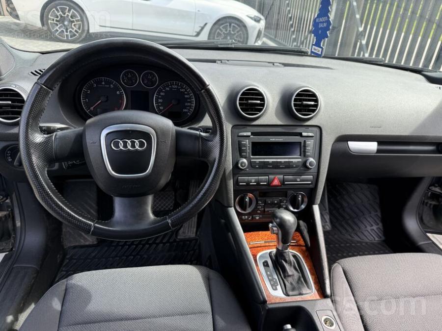 Grey Audi A3 2008 in Riga, with an engine capacity of 1.80 L and mileage of 120 thousand km for 5000 €, photo 10 on AUTOMOTO.COM.LV