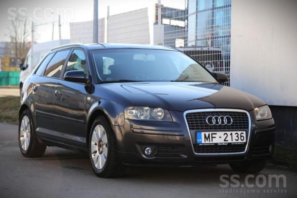 Pelēks Audi A3 2008 Rīga, ar dzinēja tilpumu 1.90 L un nobraukumu 254 tūkst. km par 3495 €, foto 3 vietnē AUTOMOTO.COM.LV