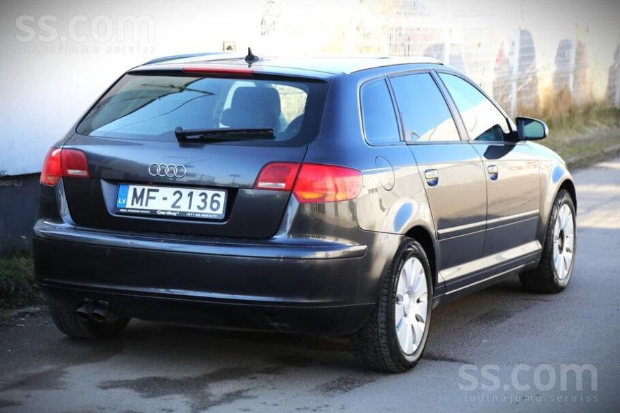 Pelēks Audi A3 2008 Rīga, ar dzinēja tilpumu 1.90 L un nobraukumu 254 tūkst. km par 3495 €, foto 6 vietnē AUTOMOTO.COM.LV