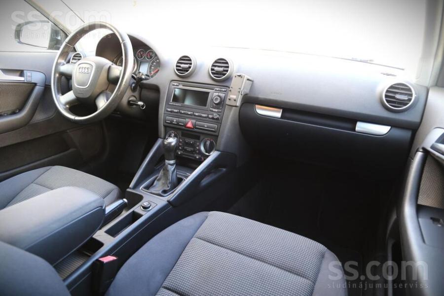Pelēks Audi A3 2008 Rīga, ar dzinēja tilpumu 1.90 L un nobraukumu 254 tūkst. km par 3495 €, foto 13 vietnē AUTOMOTO.COM.LV
