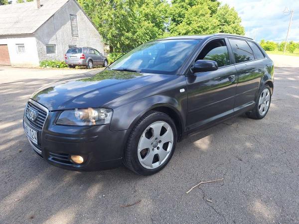 Pelēks Audi A3 2008 Kelmė, ar dzinēja tilpumu 2.00 L un nobraukumu 330 tūkst. km par 2450 €, foto 3 vietnē AUTOMOTO.COM.LV