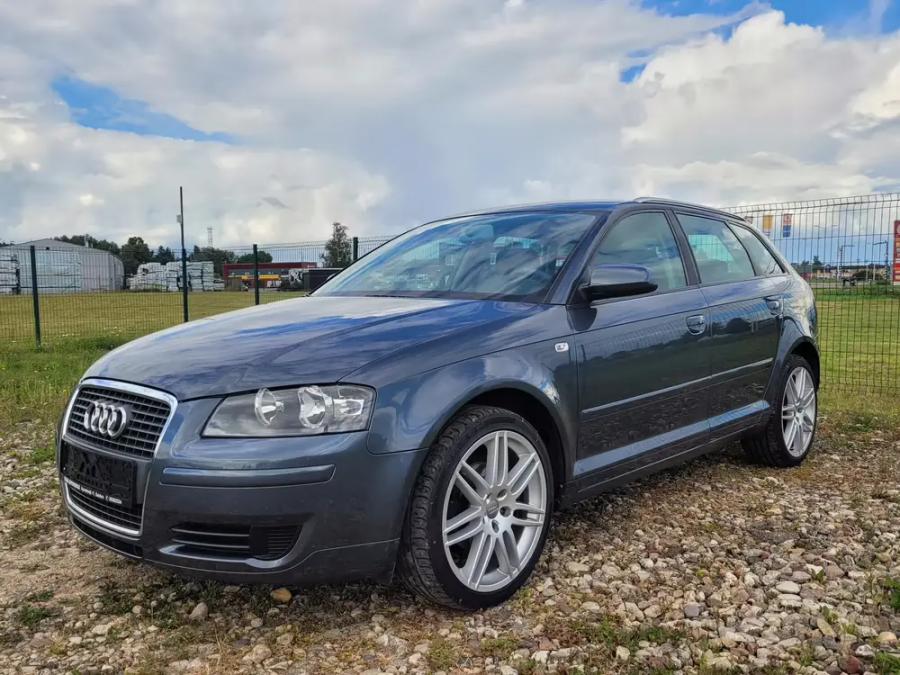 Grey Audi A3 2008 in Saldus, with an engine capacity of 1.90 L and mileage of 250 thousand km for 4800 €, photo 1 on AUTOMOTO.COM.LV