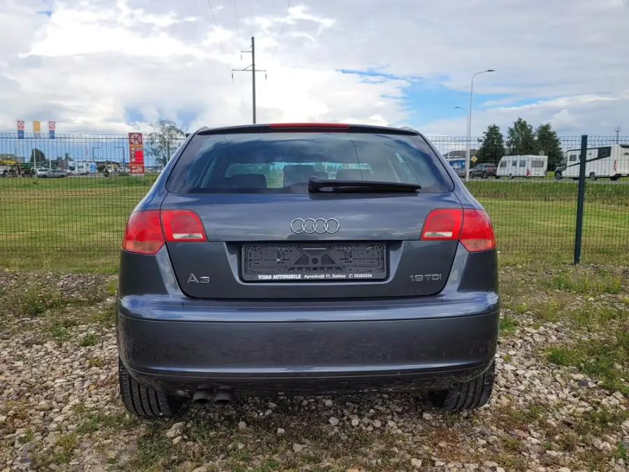 Grey Audi A3 2008 in Saldus, with an engine capacity of 1.90 L and mileage of 250 thousand km for 4800 €, photo 7 on AUTOMOTO.COM.LV