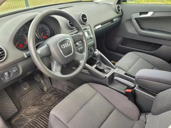 Grey Audi A3 2008 in Saldus, with an engine capacity of 1.90 L and mileage of 250 thousand km for 4800 €, photo 7 on AUTOMOTO.COM.LV
