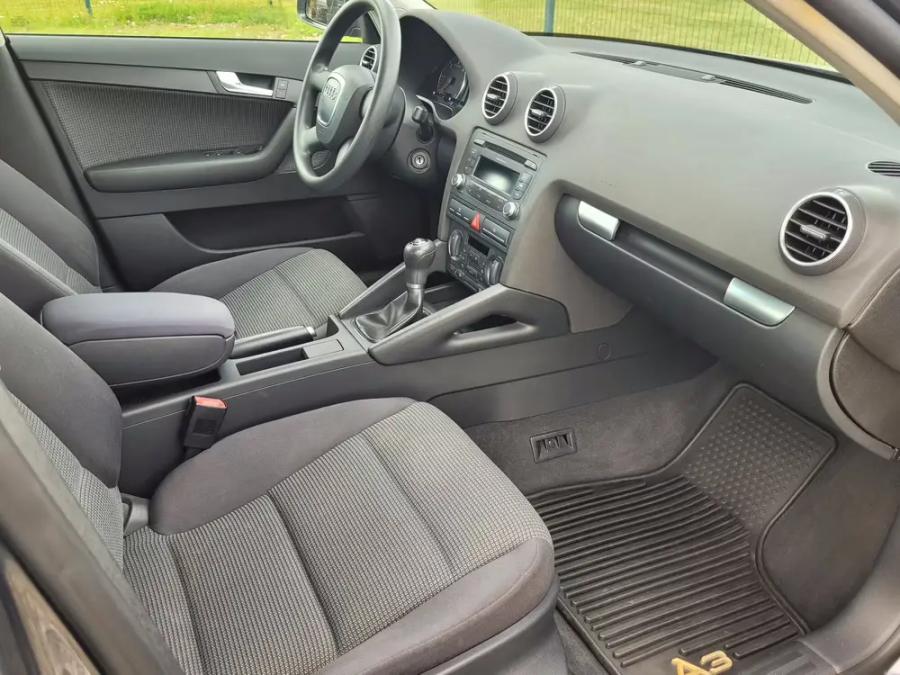 Grey Audi A3 2008 in Saldus, with an engine capacity of 1.90 L and mileage of 250 thousand km for 4800 €, photo 18 on AUTOMOTO.COM.LV