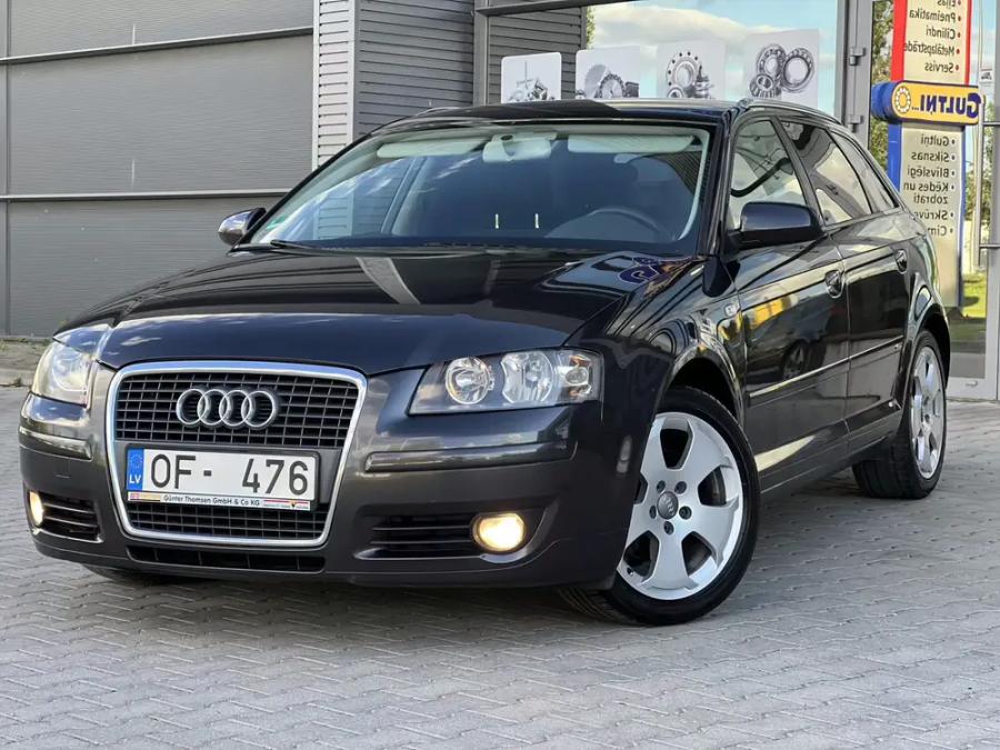 Grey Audi A3 2008 in Jekabpils, with an engine capacity of 2.00 L and mileage of 298 thousand km for 5100 €, photo 1 on AUTOMOTO.COM.LV