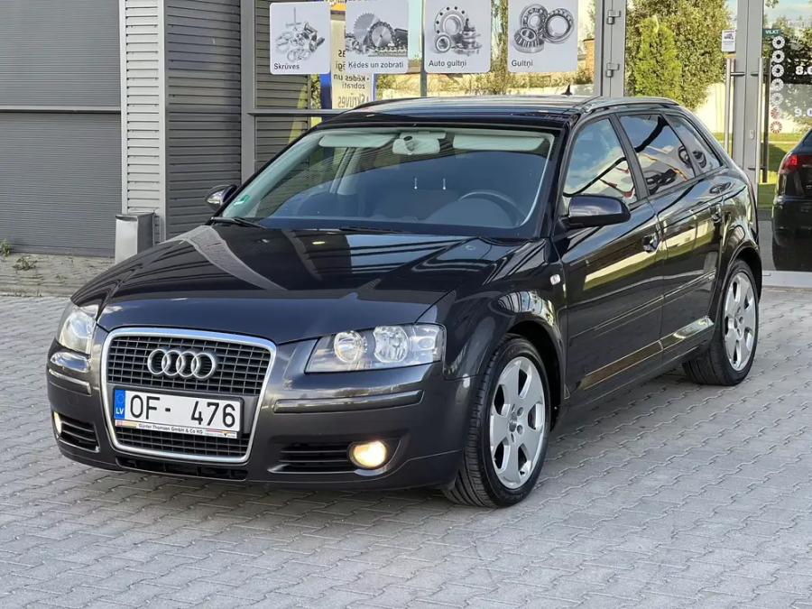 Grey Audi A3 2008 in Jekabpils, with an engine capacity of 2.00 L and mileage of 298 thousand km for 5100 €, photo 4 on AUTOMOTO.COM.LV