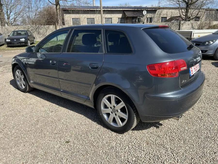 Pelēks Audi A3 2008 Limbaži, ar dzinēja tilpumu 2.00 L un nobraukumu 301 tūkst. km par 3950 €, foto 7 vietnē AUTOMOTO.COM.LV