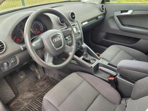 Grey Audi A3 2008 in Riga, with an engine capacity of 1.90 L and mileage of 250 thousand km for 4900 €, photo 6 on AUTOMOTO.COM.LV
