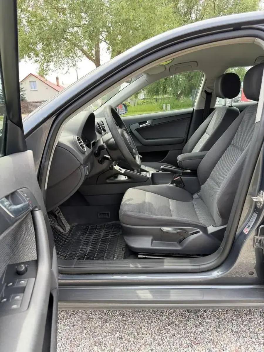 Grey Audi A3 2008 in Ventspils, with an engine capacity of 1.60 L and mileage of 194 thousand km for 3600 €, photo 10 on AUTOMOTO.COM.LV