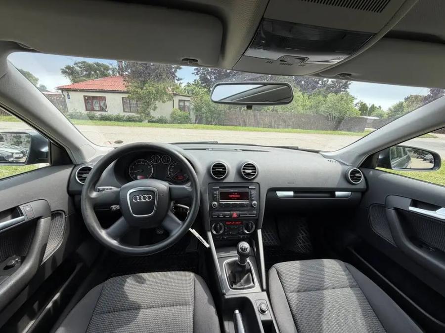 Grey Audi A3 2008 in Ventspils, with an engine capacity of 1.60 L and mileage of 194 thousand km for 3600 €, photo 14 on AUTOMOTO.COM.LV