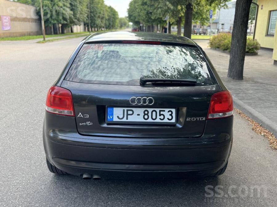 Pelēks Audi A3 2008 Jelgava, ar dzinēja tilpumu 2.00 L un nobraukumu 211 tūkst. km par 1580 €, foto 5 vietnē AUTOMOTO.COM.LV