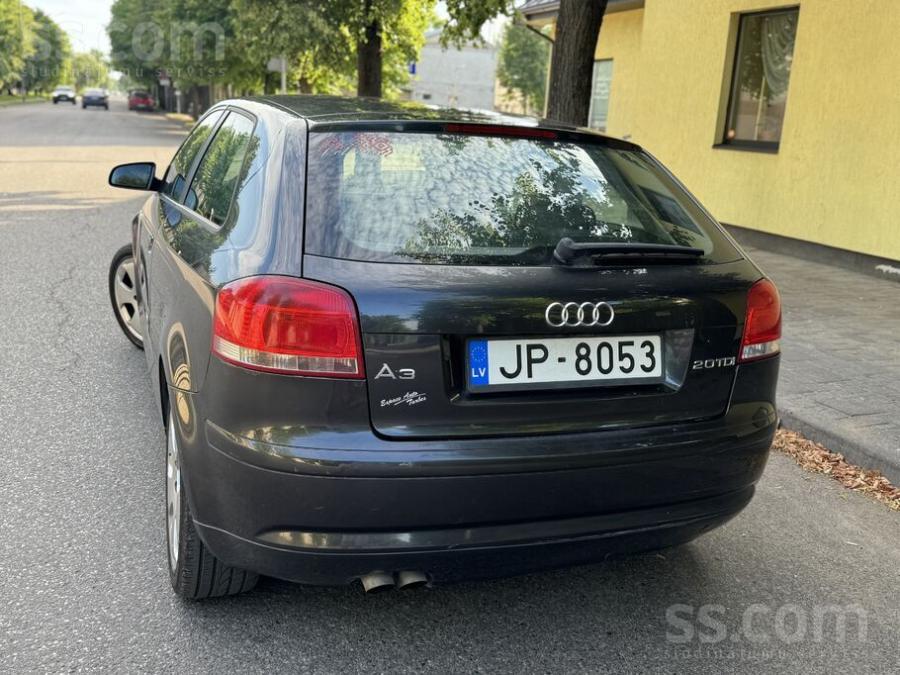 Pelēks Audi A3 2008 Jelgava, ar dzinēja tilpumu 2.00 L un nobraukumu 211 tūkst. km par 1580 €, foto 6 vietnē AUTOMOTO.COM.LV