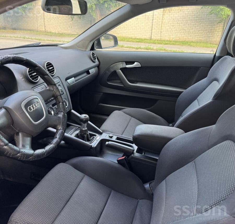 Pelēks Audi A3 2008 Jelgava, ar dzinēja tilpumu 2.00 L un nobraukumu 211 tūkst. km par 1580 €, foto 9 vietnē AUTOMOTO.COM.LV