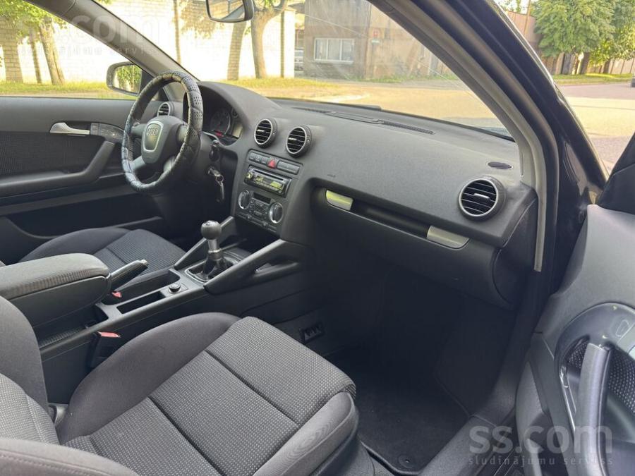 Pelēks Audi A3 2008 Jelgava, ar dzinēja tilpumu 2.00 L un nobraukumu 211 tūkst. km par 1580 €, foto 10 vietnē AUTOMOTO.COM.LV