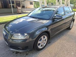 Grey Audi A3 2008 in Utena, with an engine capacity of 1.97 L and mileage of 270 thousand km for 3500 €, photo  on AUTOMOTO.COM.LV