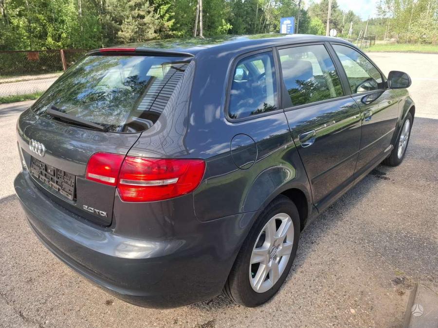 Pelēks Audi A3 2008 Utena, ar dzinēja tilpumu 1.97 L un nobraukumu 270 tūkst. km par 3500 €, foto 7 vietnē AUTOMOTO.COM.LV