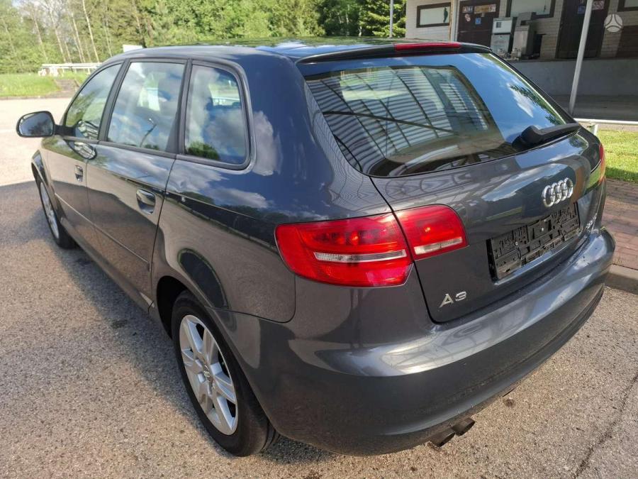 Pelēks Audi A3 2008 Utena, ar dzinēja tilpumu 1.97 L un nobraukumu 270 tūkst. km par 3500 €, foto 11 vietnē AUTOMOTO.COM.LV