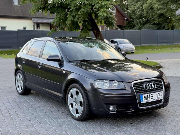 Grey Audi A3 2008 in Vilnius, with an engine capacity of 2.00 L and mileage of 285 thousand km for 3350 €, photo 2 on AUTOMOTO.COM.LV