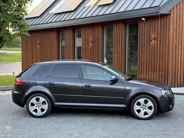 Pelēks Audi A3 2008 Viļņa, ar dzinēja tilpumu 2.00 L un nobraukumu 285 tūkst. km par 3350 €, foto 4 vietnē AUTOMOTO.COM.LV