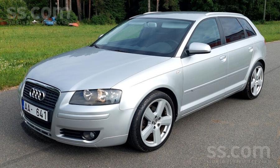 Grey Audi A3 2008 in Riga, with an engine capacity of 2.00 L and mileage of 315 thousand km for 5600 €, photo 3 on AUTOMOTO.COM.LV