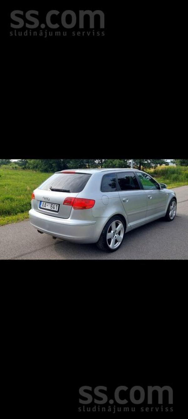 Grey Audi A3 2008 in Riga, with an engine capacity of 2.00 L and mileage of 315 thousand km for 3150 €, photo 6 on AUTOMOTO.COM.LV