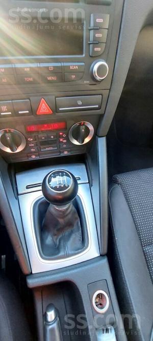 Grey Audi A3 2008 in Riga, with an engine capacity of 2.00 L and mileage of 315 thousand km for 3150 €, photo 16 on AUTOMOTO.COM.LV