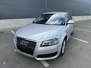 Pelēks Audi A3 2008 Telšiai, ar dzinēja tilpumu 1.40 L un nobraukumu 227 tūkst. km par 4250 €, foto  vietnē AUTOMOTO.COM.LV