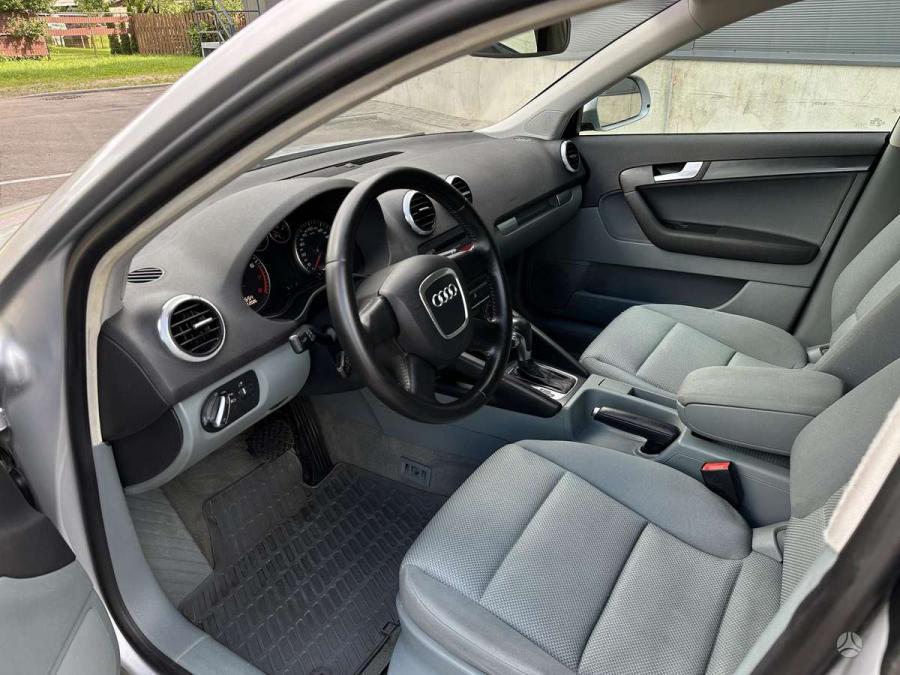 Pelēks Audi A3 2008 Telšiai, ar dzinēja tilpumu 1.40 L un nobraukumu 227 tūkst. km par 4250 €, foto 10 vietnē AUTOMOTO.COM.LV