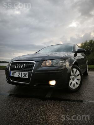 Grey Audi A3 2008 in Riga, with an engine capacity of 1.90 L and mileage of 265 thousand km for 2899 €, photo  on AUTOMOTO.COM.LV
