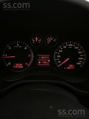 Grey Audi A3 2008 in Riga, with an engine capacity of 1.90 L and mileage of 265 thousand km for 2899 €, photo 7 on AUTOMOTO.COM.LV