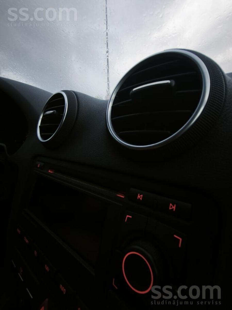 Grey Audi A3 2008 in Riga, with an engine capacity of 1.90 L and mileage of 265 thousand km for 2899 €, photo 9 on AUTOMOTO.COM.LV