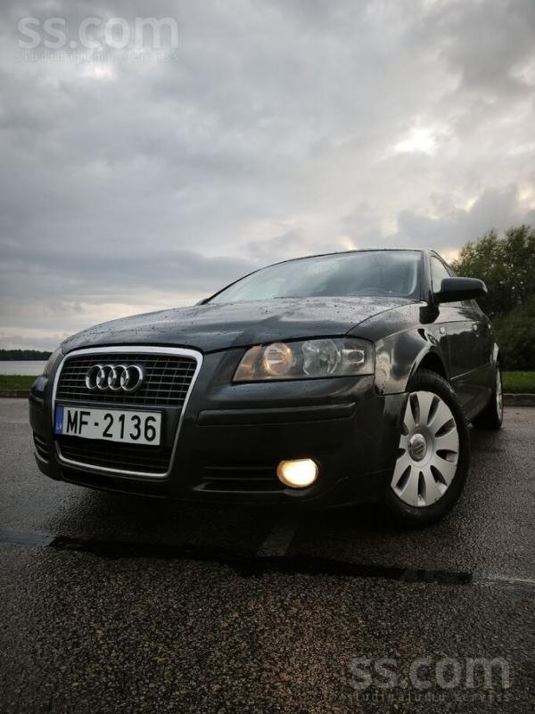 Pelēks Audi A3 2008 Rīga, ar dzinēja tilpumu 1.90 L un nobraukumu 265 tūkst. km par 2899 €, foto 1 vietnē AUTOMOTO.COM.LV
