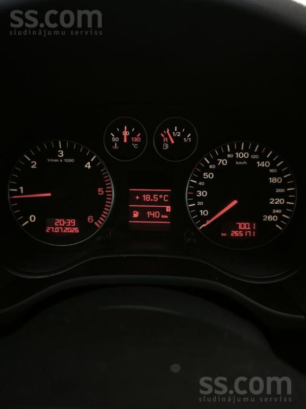 Pelēks Audi A3 2008 Rīga, ar dzinēja tilpumu 1.90 L un nobraukumu 265 tūkst. km par 2899 €, foto 6 vietnē AUTOMOTO.COM.LV