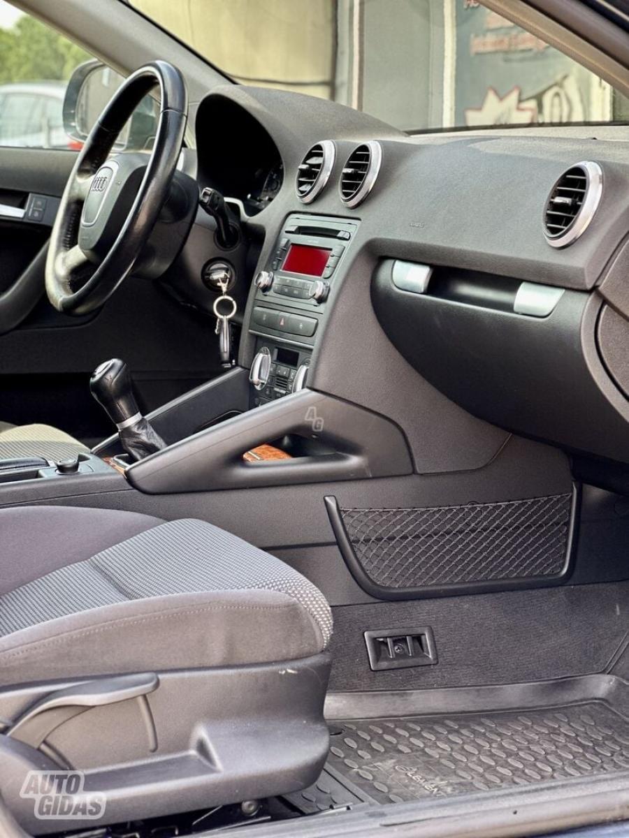 Grey Audi A3 2008 in Kretinga, with an engine capacity of 1.80 L and mileage of 275 thousand km for 4250 €, photo 18 on AUTOMOTO.COM.LV