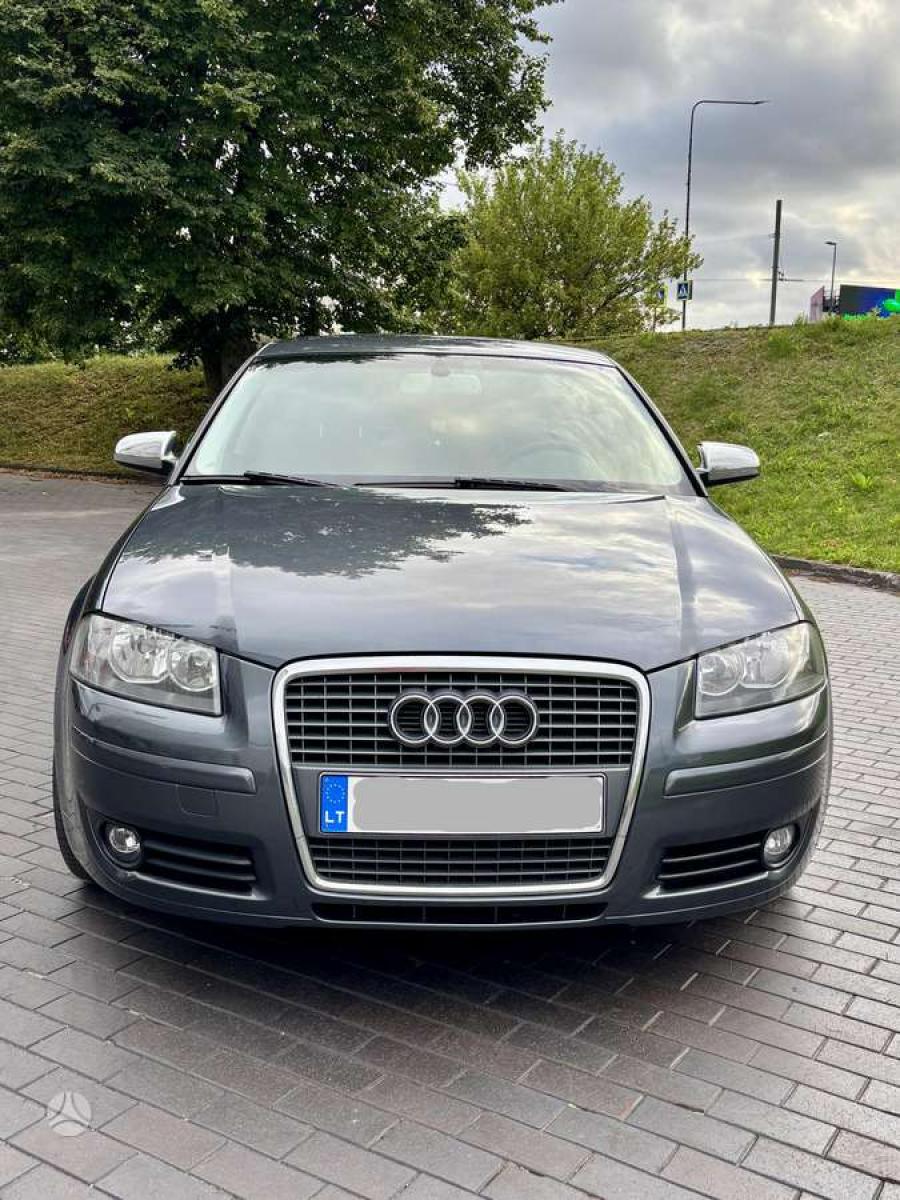 Grey Audi A3 2008 in Kaunas, with an engine capacity of 1.90 L and mileage of 281 thousand km for 3250 €, photo 6 on AUTOMOTO.COM.LV