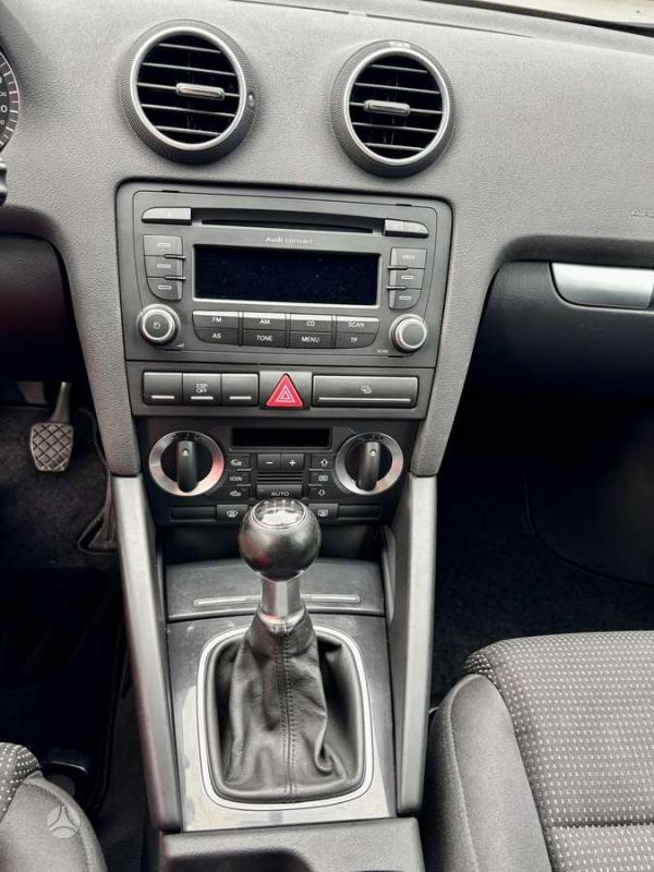 Pelēks Audi A3 2008 Kauņa, ar dzinēja tilpumu 1.90 L un nobraukumu 281 tūkst. km par 3250 €, foto 8 vietnē AUTOMOTO.COM.LV